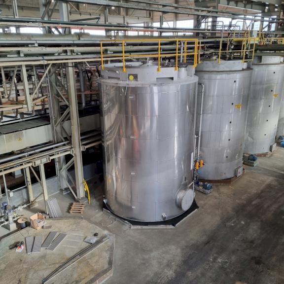 Dubbelwandige opslagtank